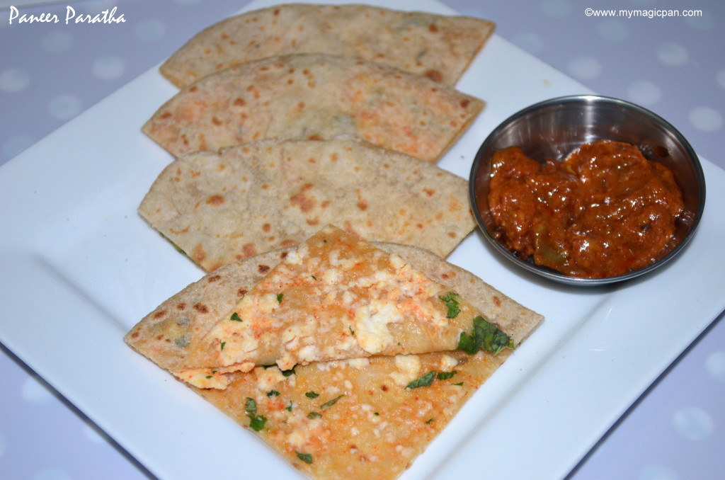 Paneer Paratha Recipe – How to make Paneer Paratha
