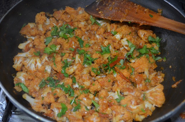 Gobi Sabzi – Cauliflower Sabzi