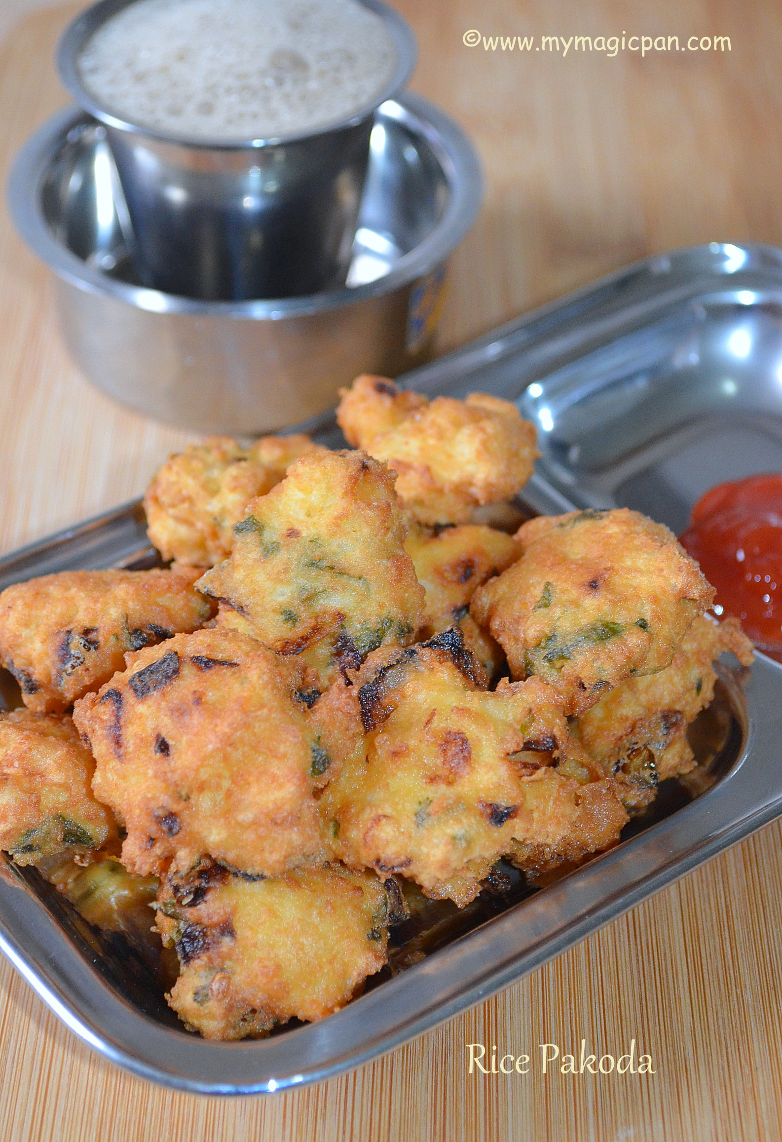 Rice Pakoda – Rice Pakora – Rice Fritters