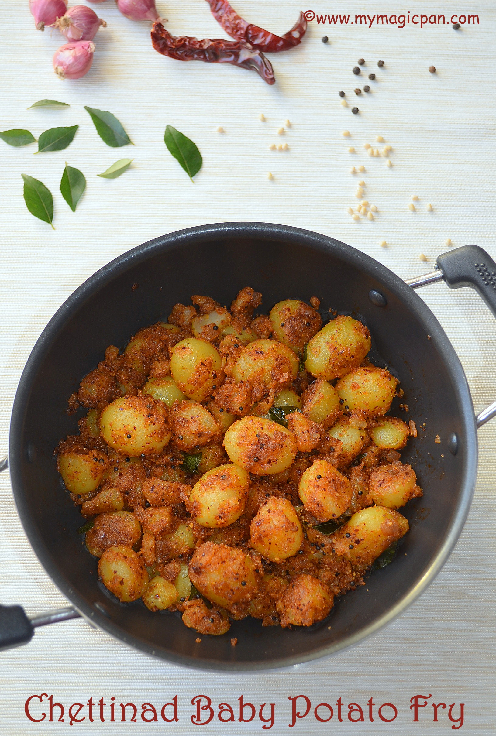 Chettinad Potato Fry – Baby Potato Fry