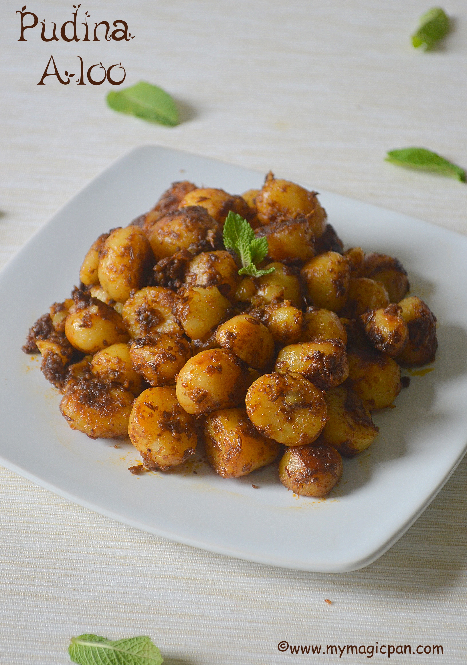 Pudina Aloo – Minty Potatoes