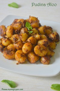 Pudina Aloo – Minty Potatoes