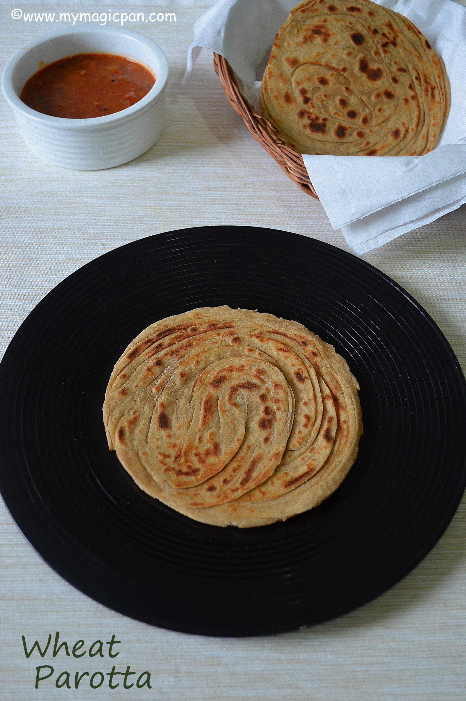 Lachha Paratha – Wheat Parotta