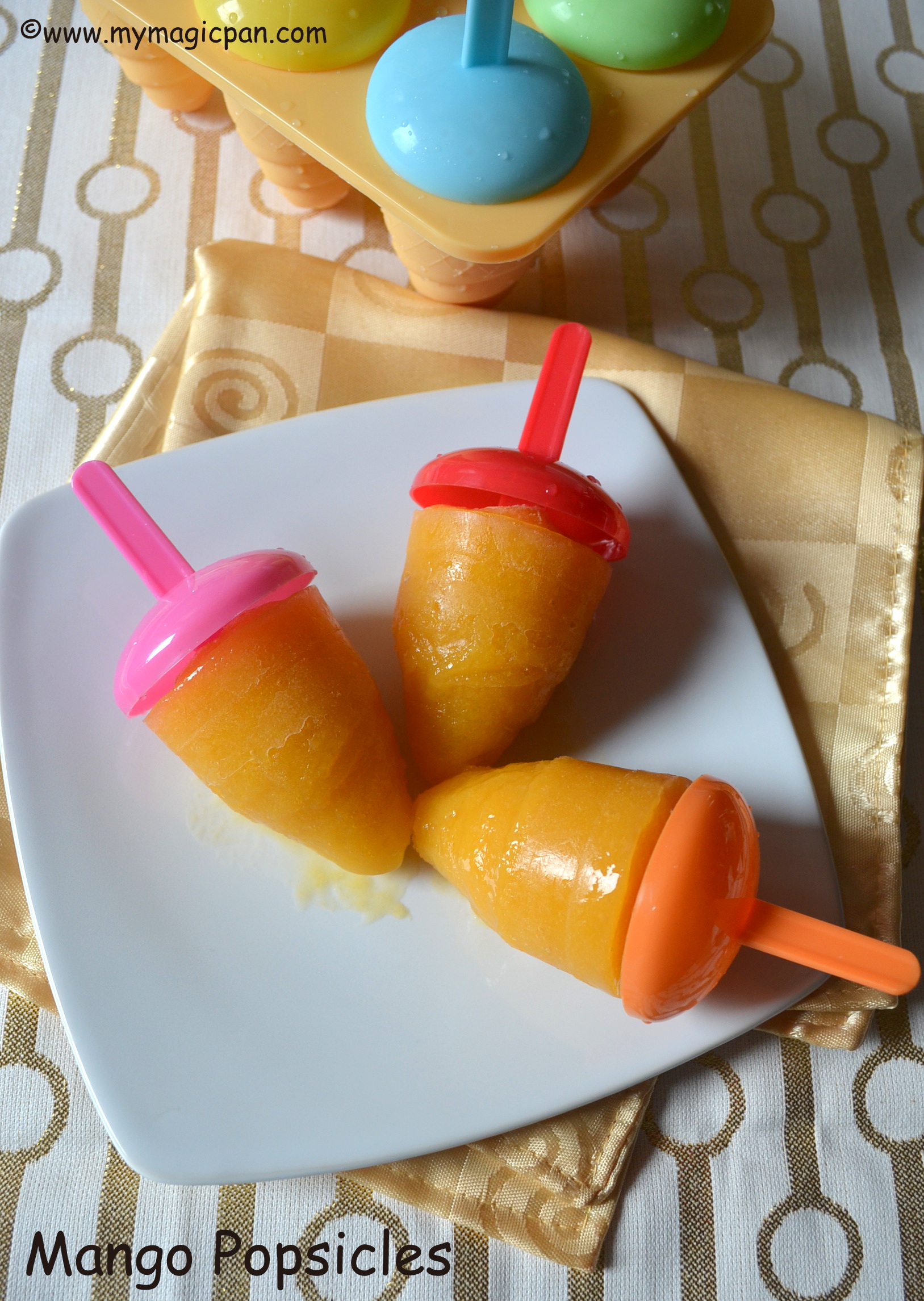 Mango Popsicle – Mango Orange Popsicle