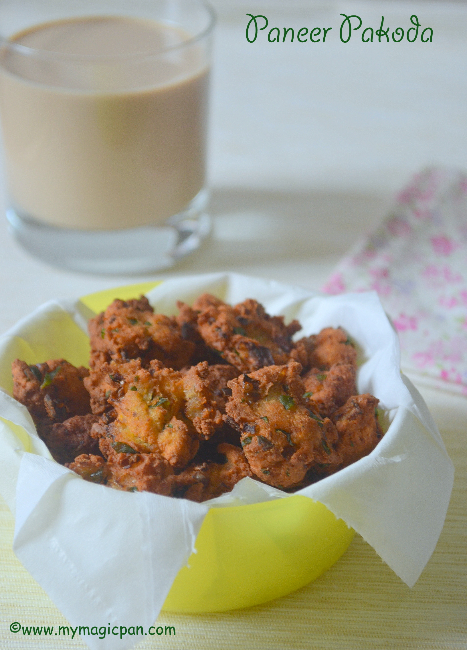 Paneer Pakoda – Paneer Pakora