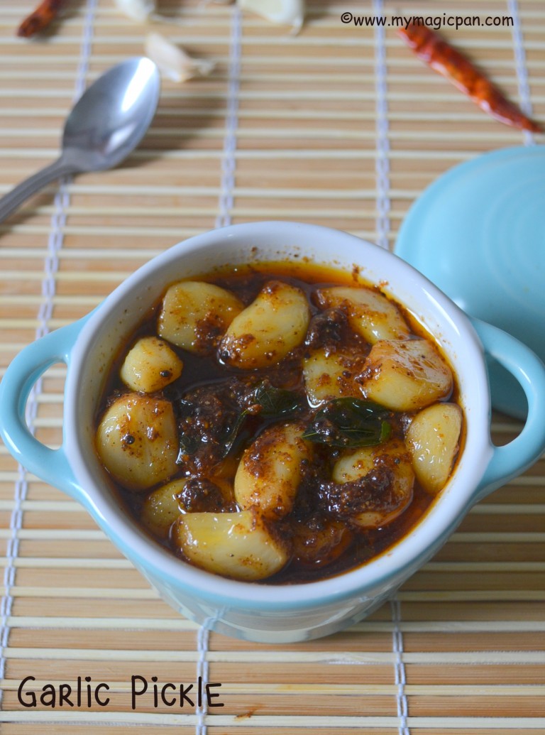 Garlic Pickle Recipe – Instant Garlic Pickle