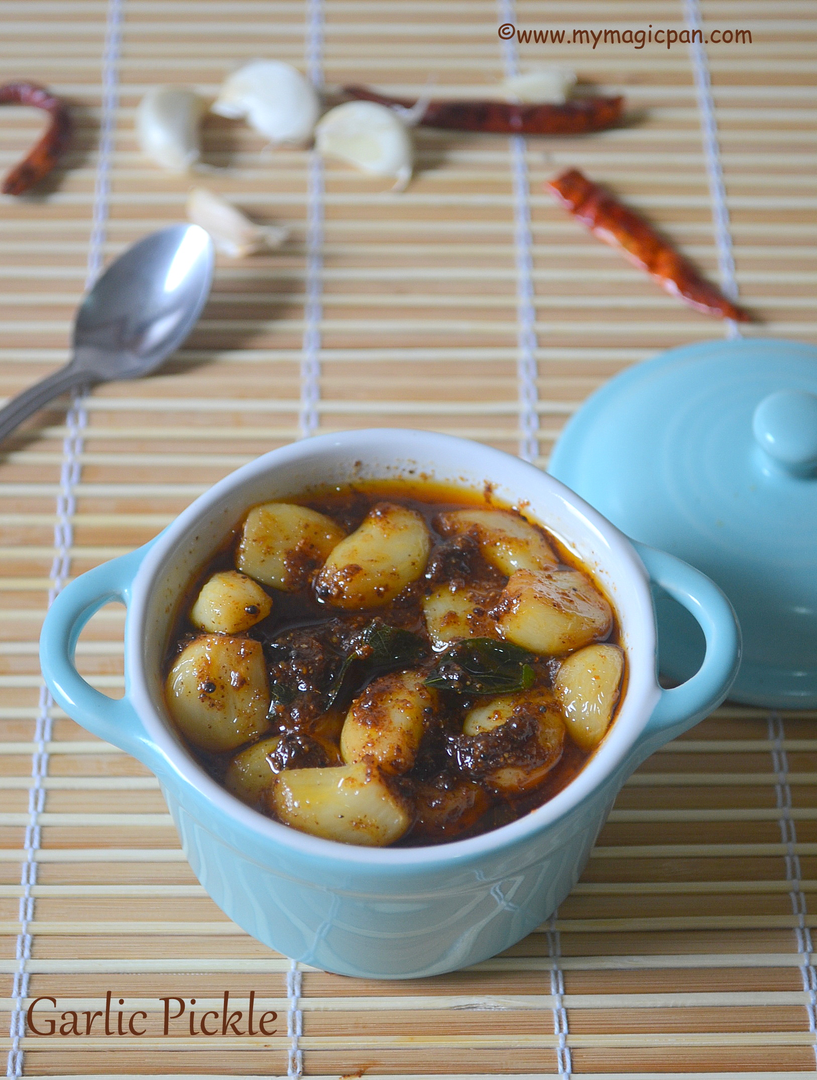 Garlic Pickle Recipe – Instant Garlic Pickle